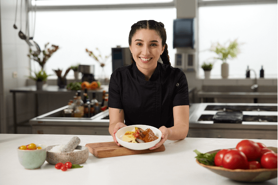 The onboard menu features Chef Renata Navarro and her family history ...