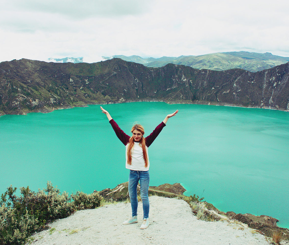 Quilotoa Volcano: a spectacular view and a colorful lagoon
