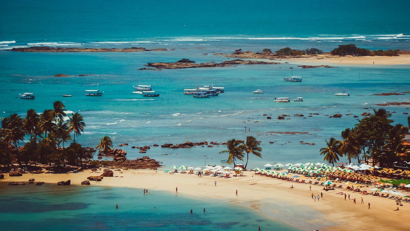 Morro de São Paulo es un refugio a la orilla del mar en Bahía